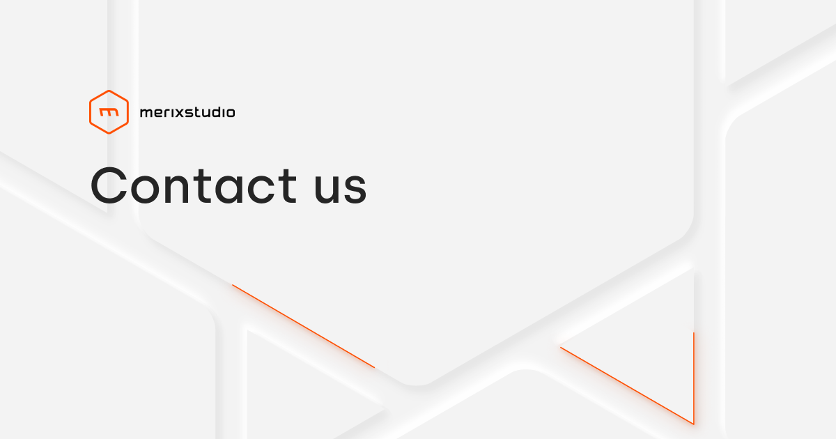 Contact us - Merixstudio